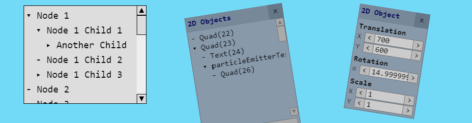 Sparrow WebGL Devlog 20: TreeView UI Element - pingpoli.de